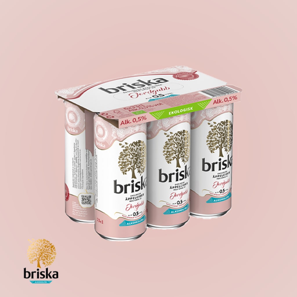 10 kr cashback - Gäller på Briska Jordgubb eller Svartvinbär 0,5%, 6 ...