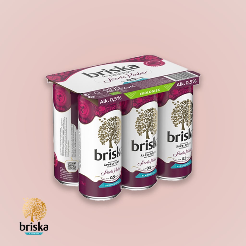 10 kr cashback - Gäller på Briska Jordgubb eller Svartvinbär 0,5%, 6 ...