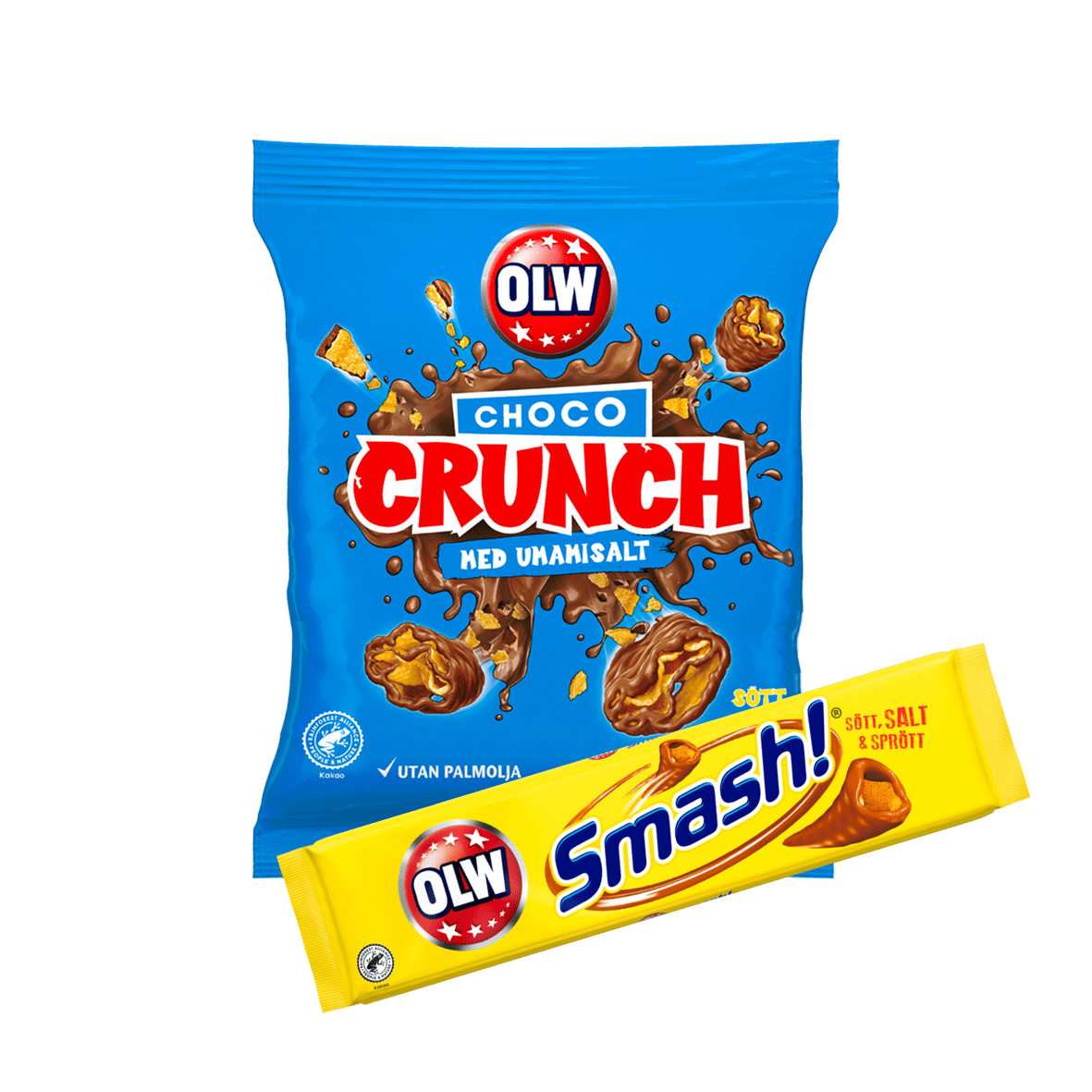 15 kr cashback - Gäller vid köp av 1 påse OLW Delichips, 150g - Rabble